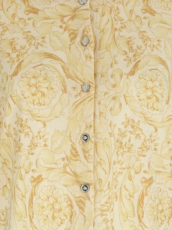 Versace Baroque Silk Cardigan