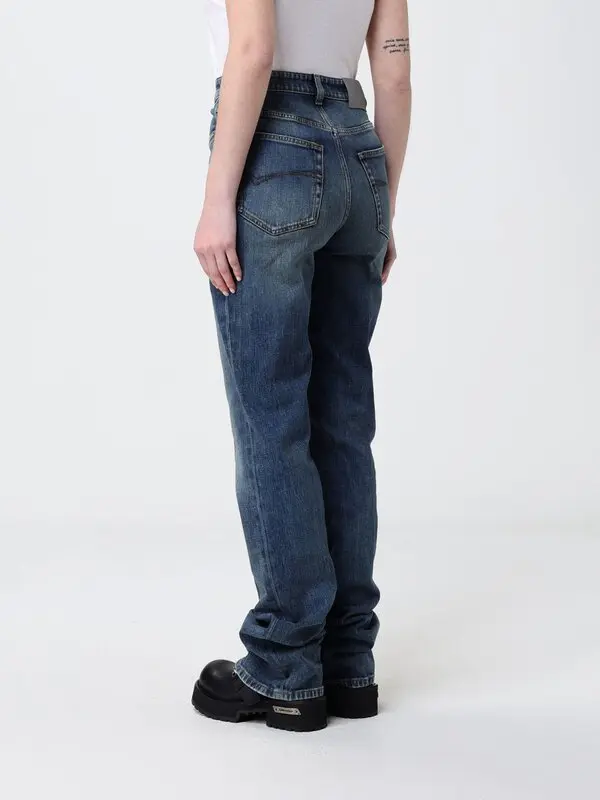 Balenciaga Cotton Denim Straight Jeans