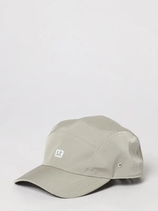 C.P. COMPANY Technical Fabric Baseball Cap - Grey