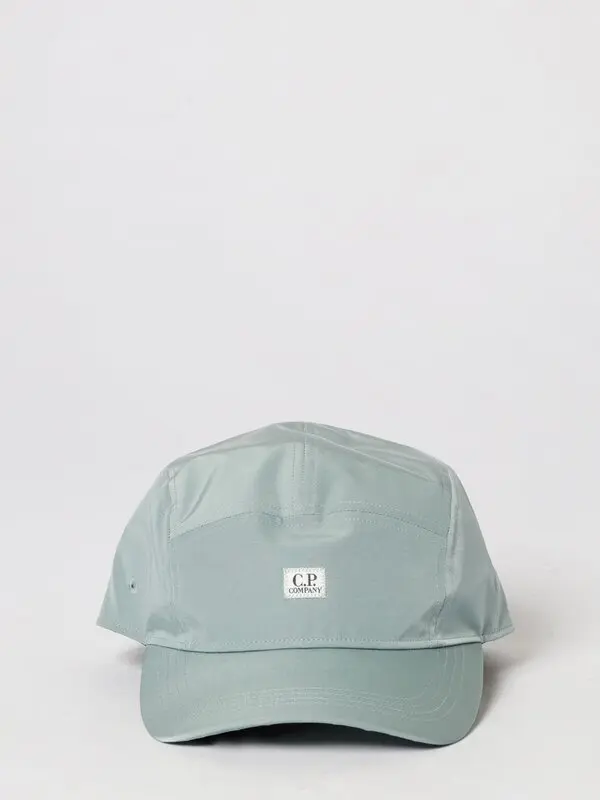 C.P. COMPANY Technical Fabric Baseball Cap - Silver