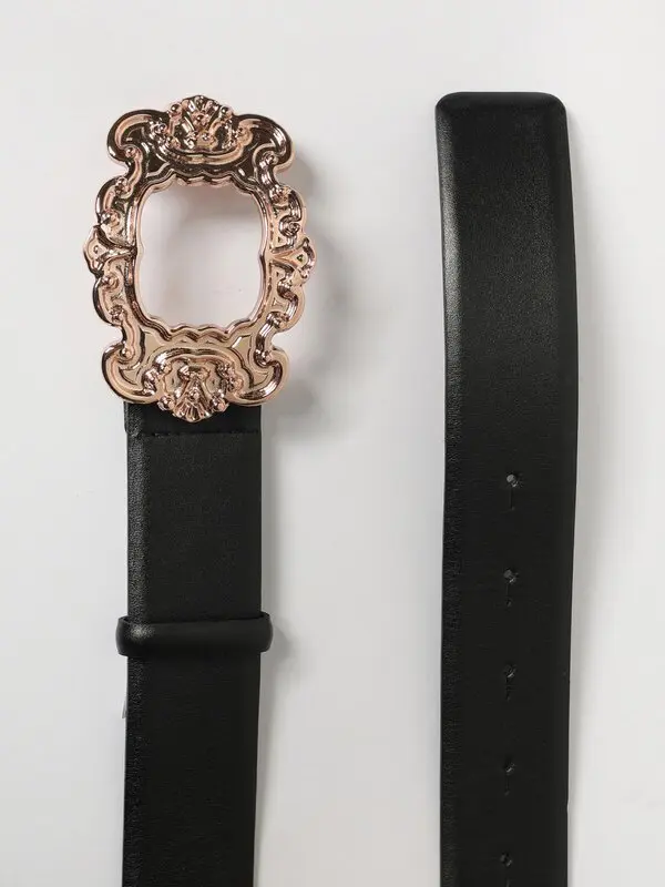 Vivetta Belt With Rose Gold Tone Embellished Buckle