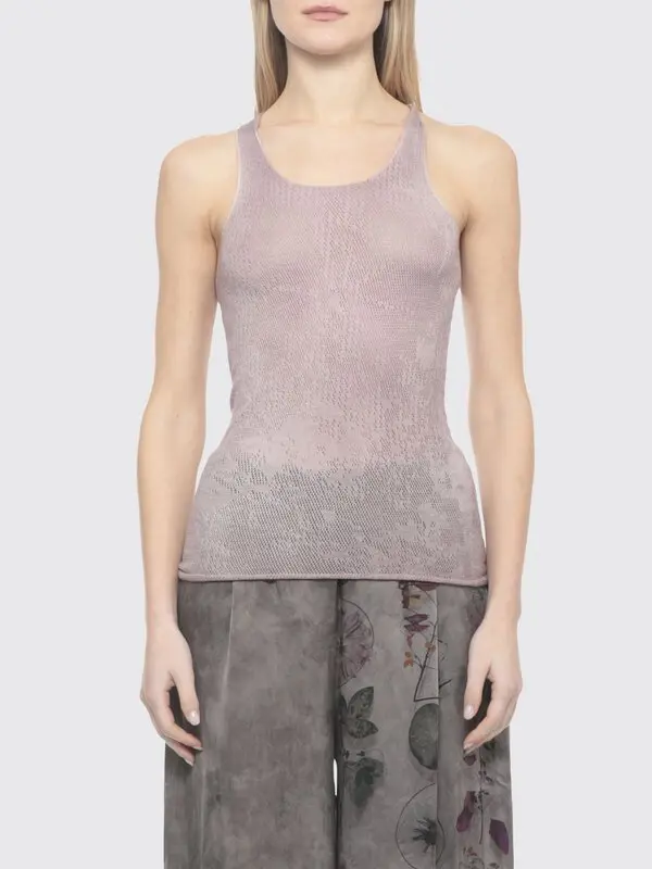 Avant Toi Textured Knit Racerback Top