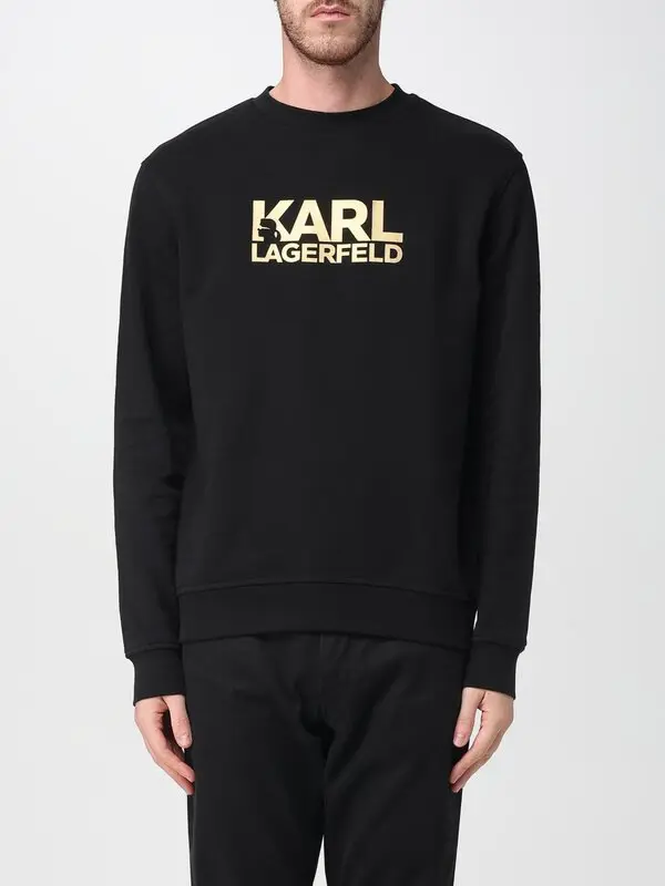 Karl Lagerfeld Logo Sweatshirt - Silver