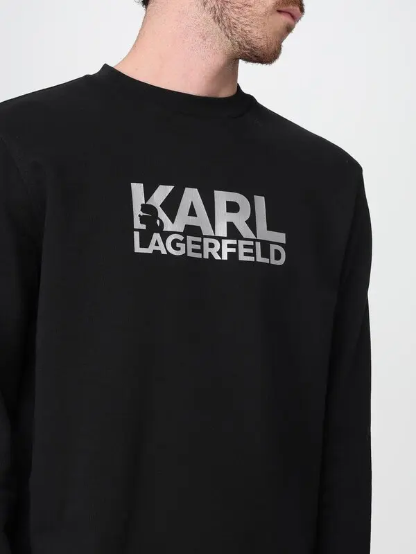 Karl Lagerfeld Logo Sweatshirt - Silver