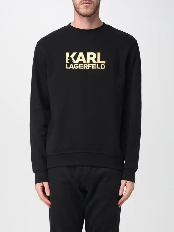 Karl Lagerfeld Logo Sweatshirt - Silver