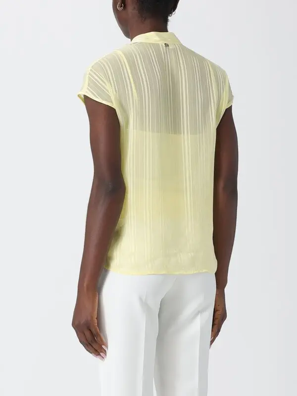 Liu Jo Viscose Blouse With Jewel Detail - White