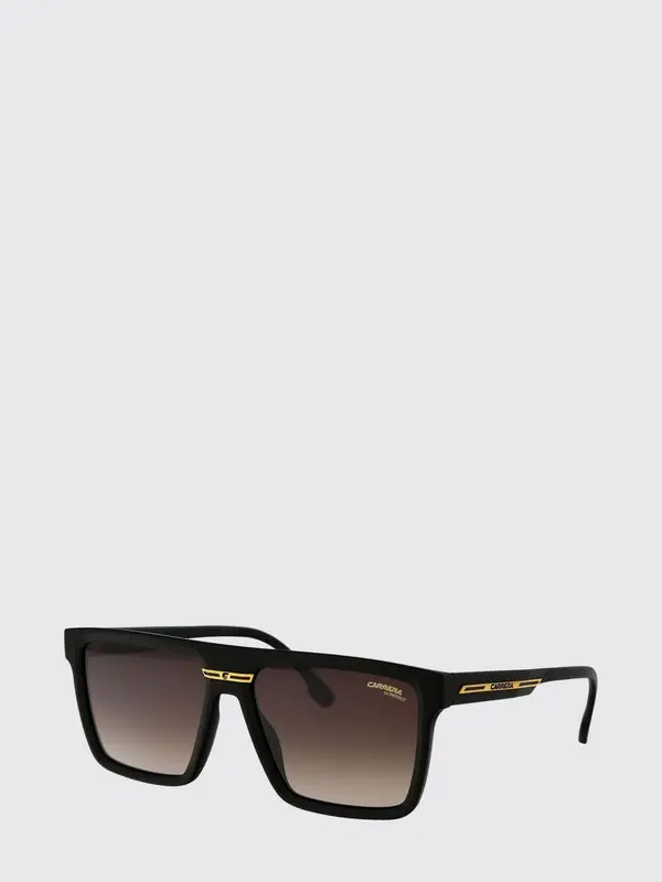 Carrera Eyewear Rectangular Aviator Sunglasses With Amber-tinted Lenses - Black