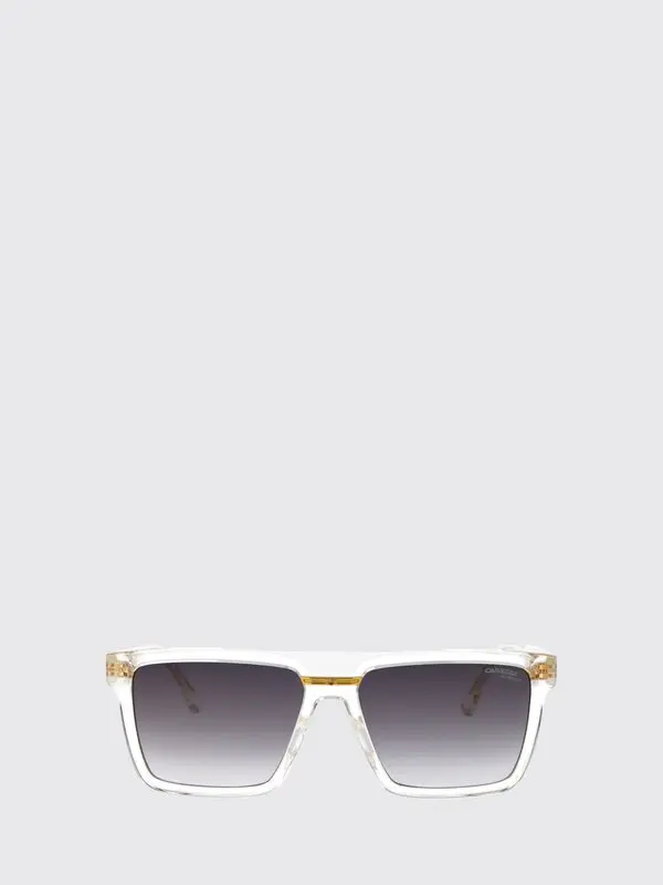 Carrera Eyewear Rectangular Aviator Sunglasses In Acetate With Amber-tinted Lenses - Transparent