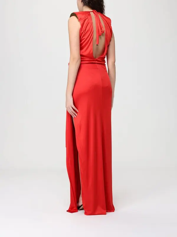 Elisabetta Franchi Draped Top - Red