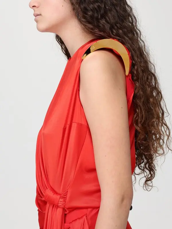 Elisabetta Franchi Draped Top - Red