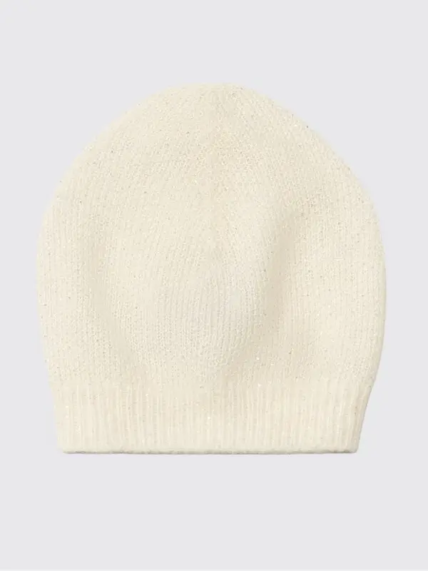 Fabiana Filippi Wool Blend Beanie Hat With Sequins