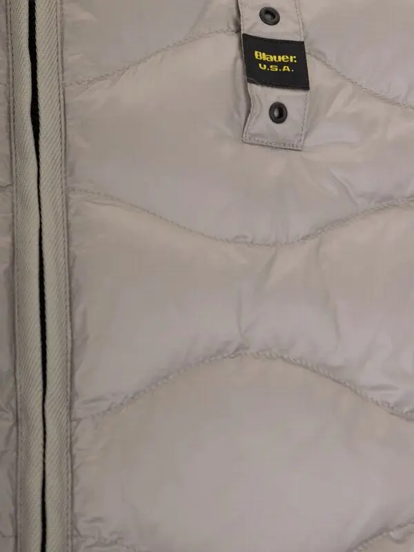 BLAUER. Quilted And Padded Waistcoat