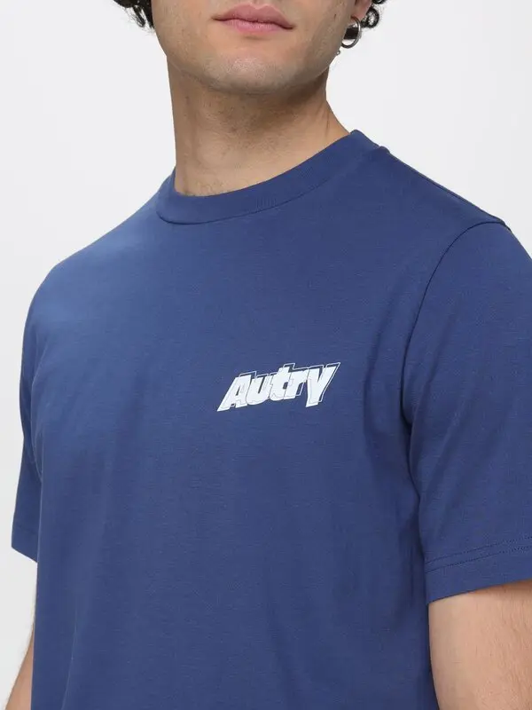 AUTRY Cotton T-shirt With Mini Logo