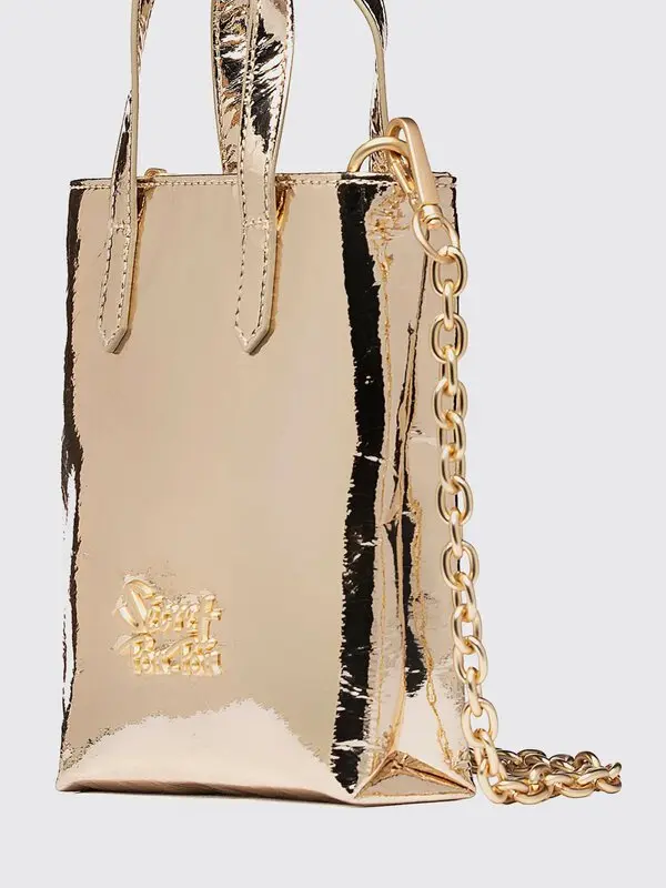 SECRET PON-PON Metallic Chain Bag