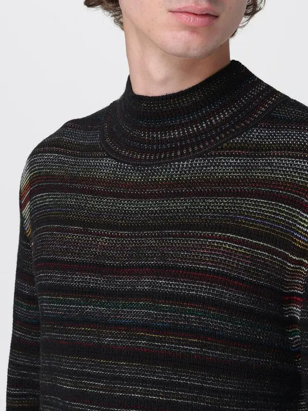 Paul Smith Striped High Neck Jumper