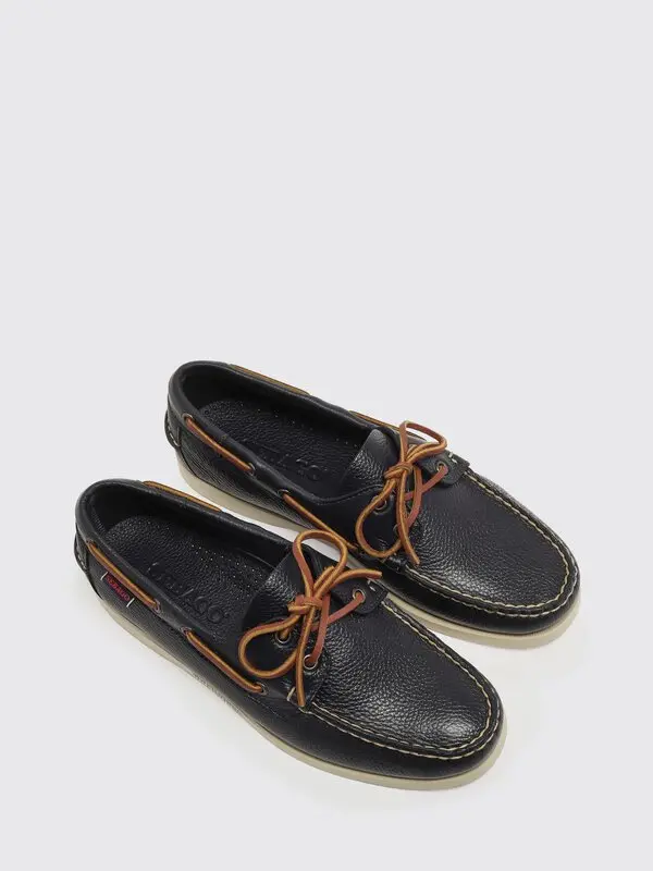 SEBAGO Portland Hammered Leather Boat Loafers