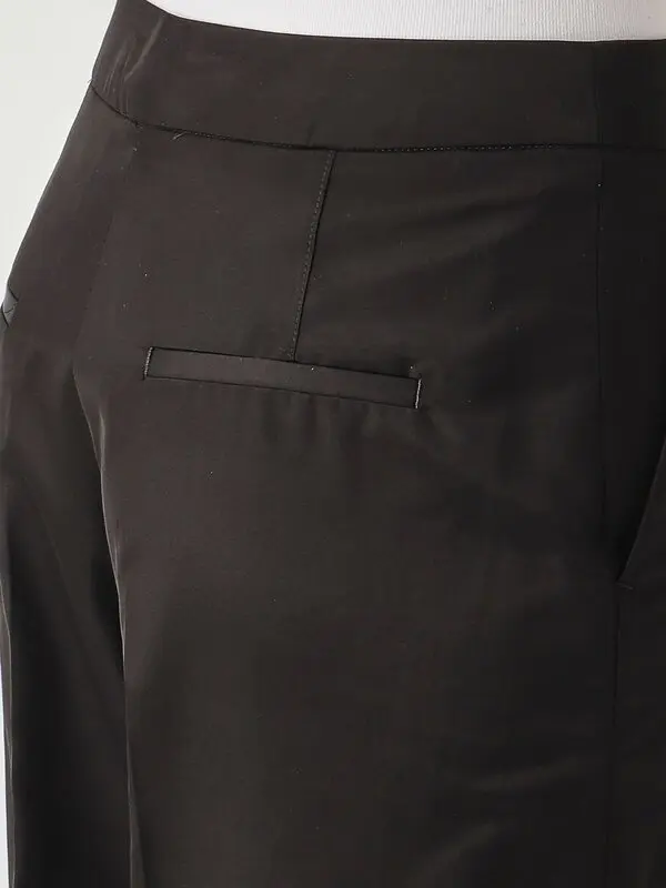 PT TORINO Cotton Blend Cropped Trousers