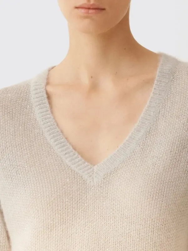 Fabiana Filippi Wool Blend Pullover With Sequins