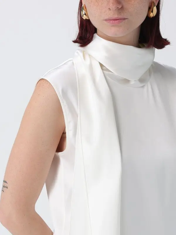 Bottega Veneta Sleeveless Silk Blouse