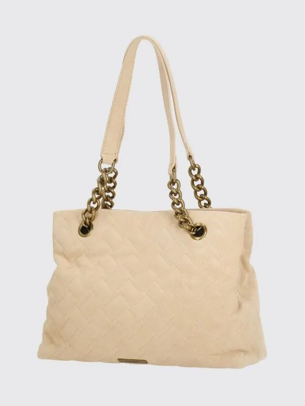 Kurt Geiger Kensington Quilted Suede Shoulder Bag