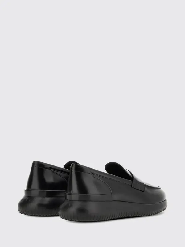 Hogan Cube Leather Loafers