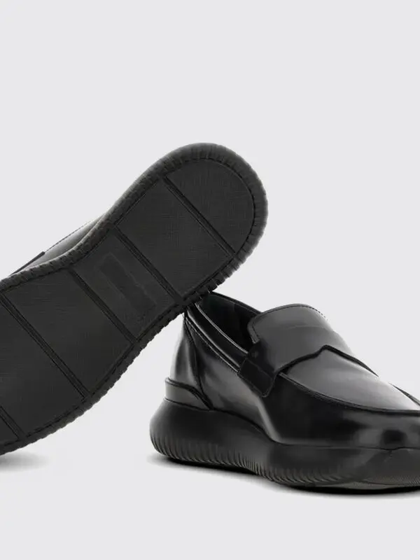 Hogan Cube Leather Loafers
