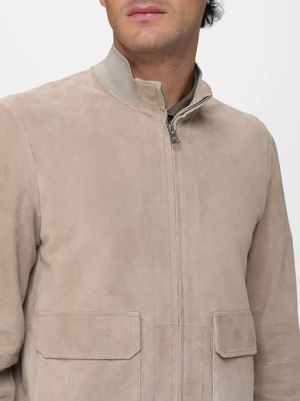 DUNO Octane Suede Bomber Jacket