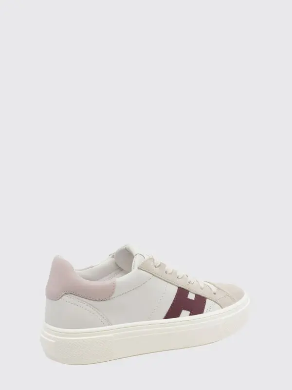 Hogan Crosswind Platform Sneakers In Smooth And Suede Calfskin