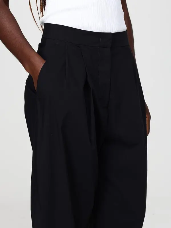 PT TORINO Cotton Blend Cropped Trousers