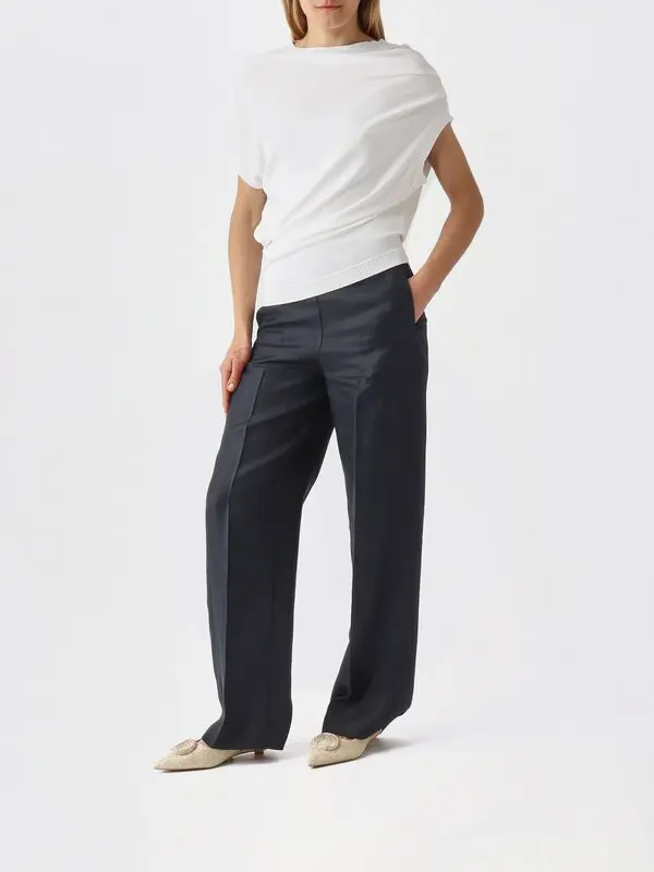 Liviana Conti Draped Viscose Top