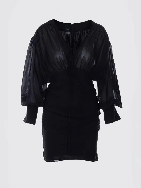 Pinko Viscose Blend Mini Dress - Black