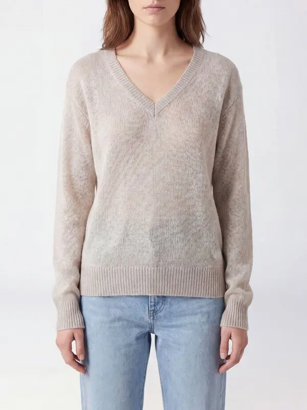 Fabiana Filippi V-neck Merino Wool Blend Jumper