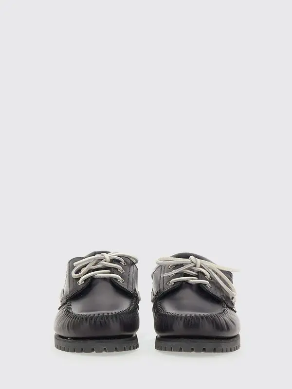 Timberland Leather Boat Moccasins - Black