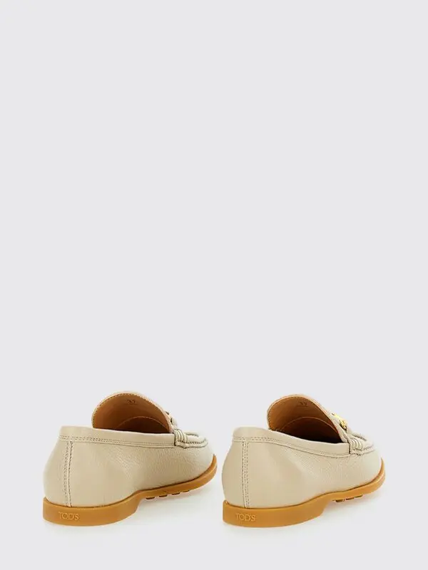TOD'S Leather Loafers - White