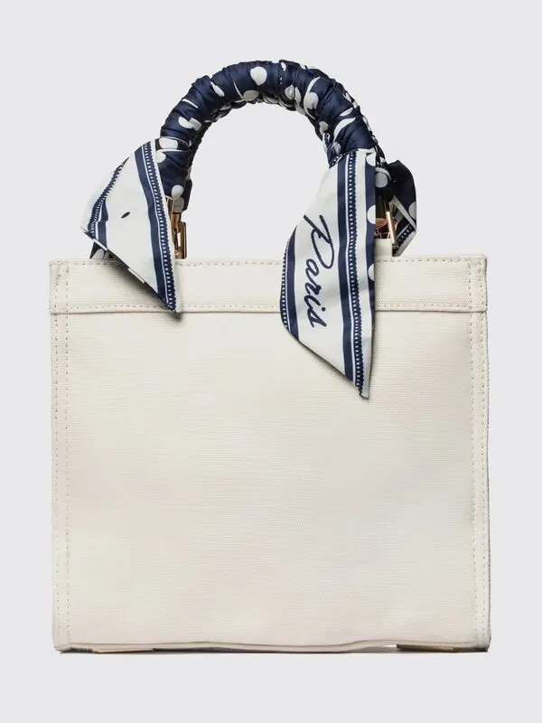 SECRET PON-PON Top Handle Bag - Ecru