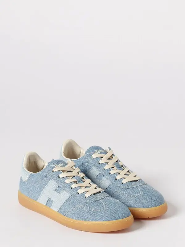 Hogan Cool Cotton Denim Sneakers