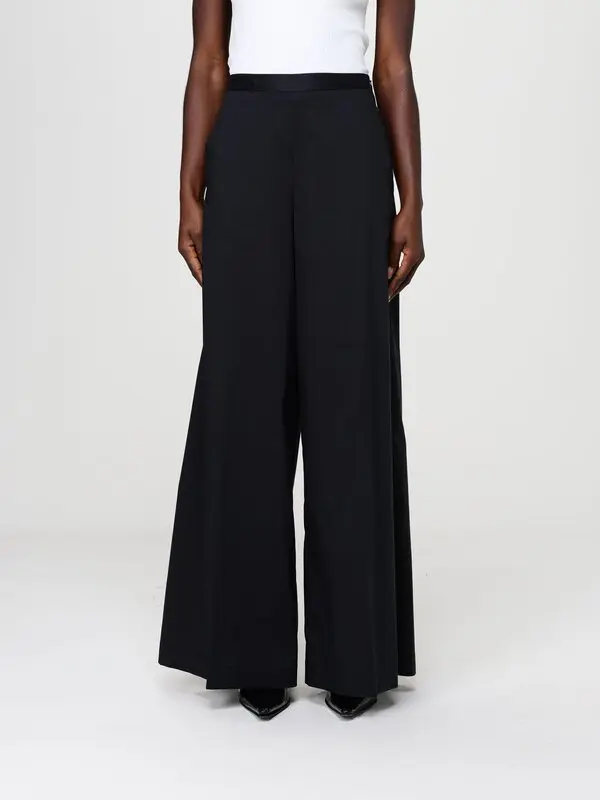 Liviana Conti Ilaria Cotton Blend Flared Trousers