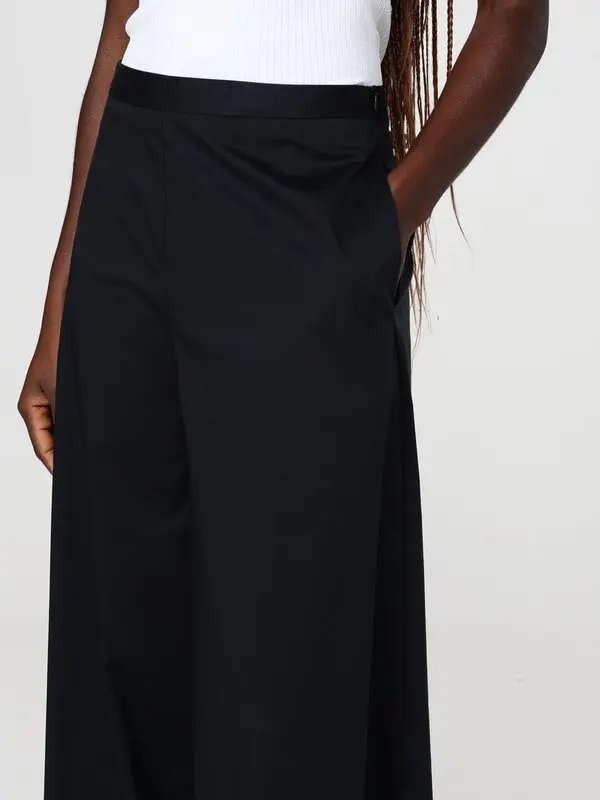 Liviana Conti Ilaria Cotton Blend Flared Trousers