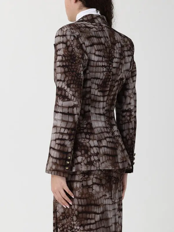 Elisabetta Franchi Tailored Blazer With Print