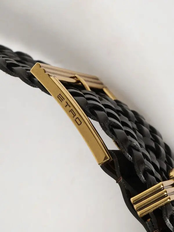 Etro Woven Leather Belt