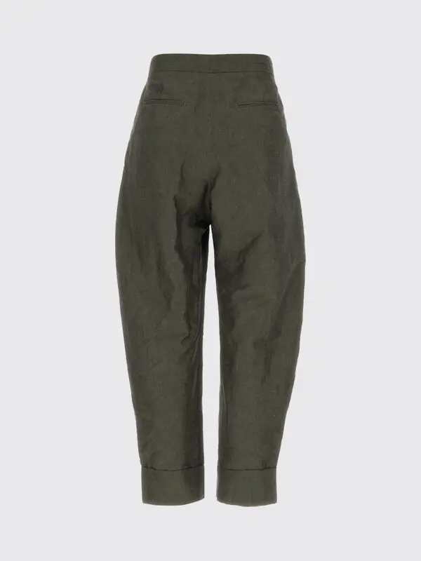 PT TORINO Cropped Cotton And Linen Blend Trousers