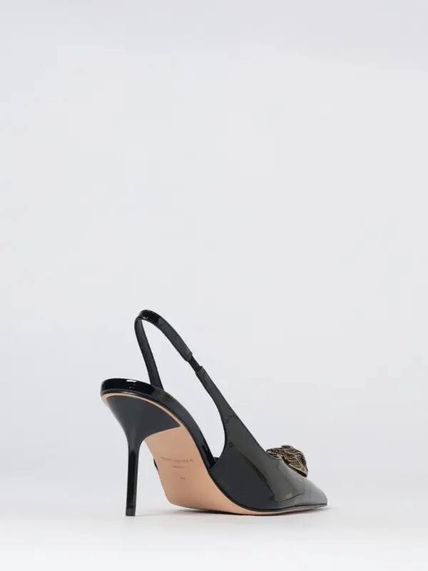 Kurt Geiger Eagle Patent Leather Slingback Pumps