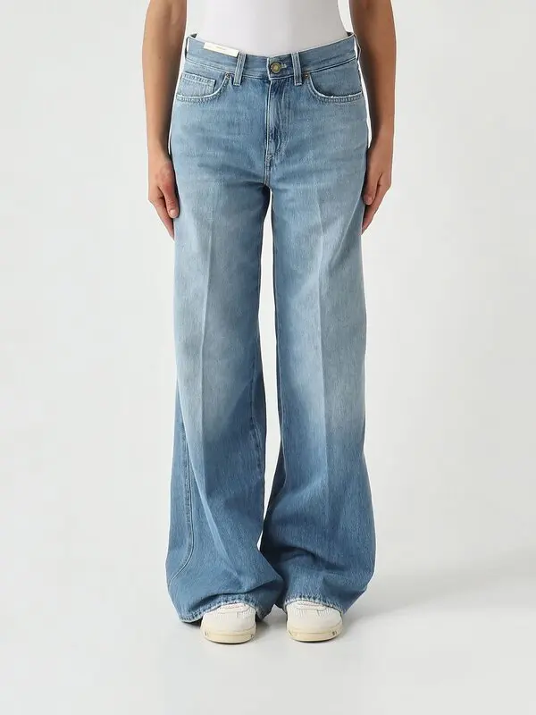 PT TORINO Cotton Flared Jeans