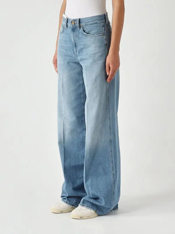 PT TORINO Cotton Flared Jeans