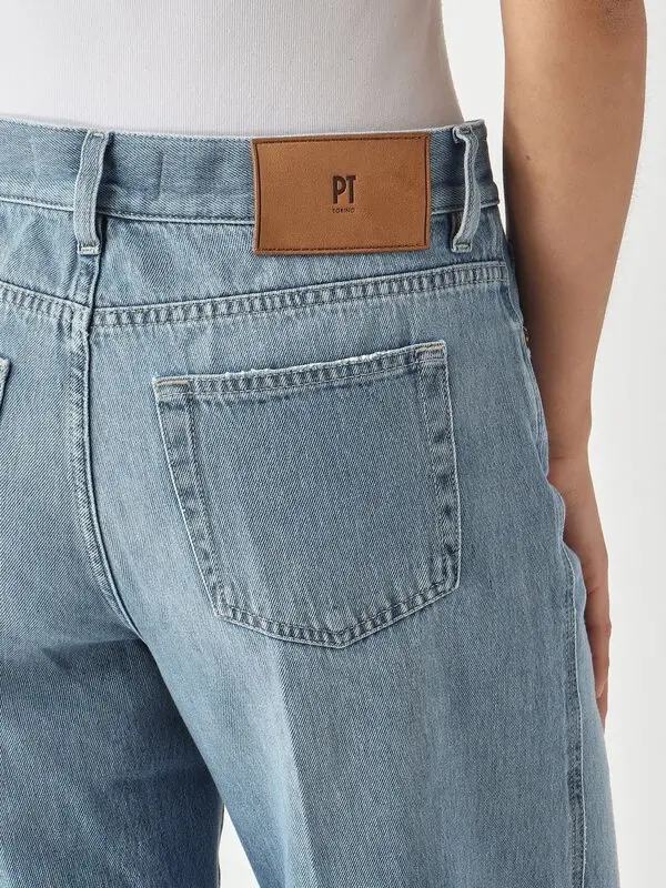 PT TORINO Cotton Flared Jeans