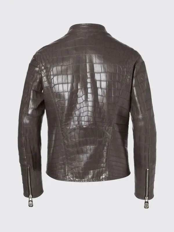 BILLIONAIRE Leather Biker Jacket