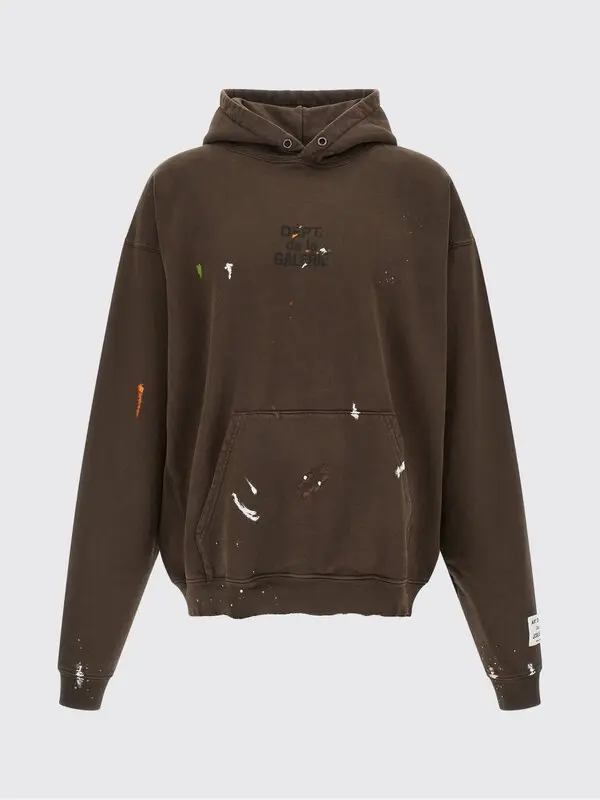 GALLERY DEPT. Oversized Abstract Print Cotton Hoodie
