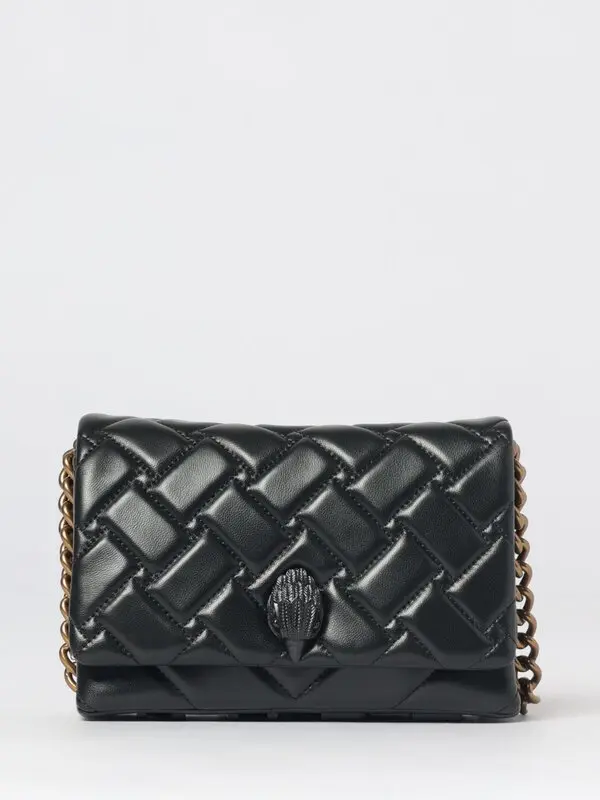 Kurt Geiger Kensington Quilted Leather Mini Bag - Black