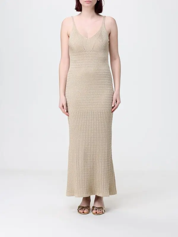 TWINSET Viscose Blend Midi Dress