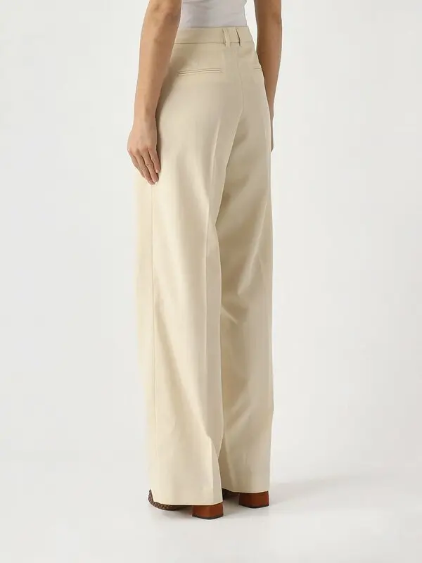 PT TORINO Cotton Palazzo Trousers